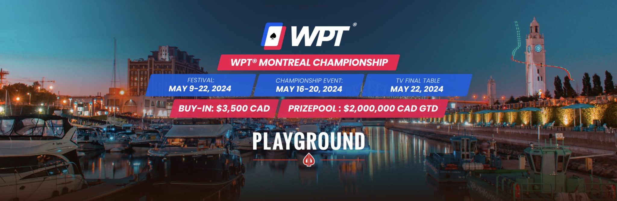Win A $5500 WPT Montreal Championship Festival Package! | Universal Poker